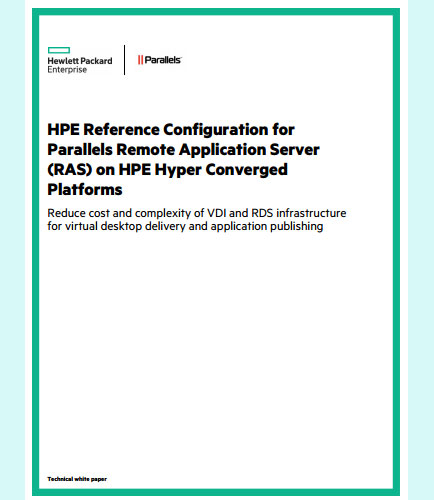 Parallels RAS with HPE Hyper Converged Platforms